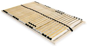 Lamelový rošt postele s 28 lamelami 7 zón 120 x 200 cm 246447