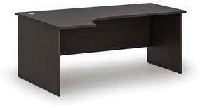 Kancelářský rohový pracovní stůl PRIMO WOOD, 1800 x 1200 mm, levý, wenge