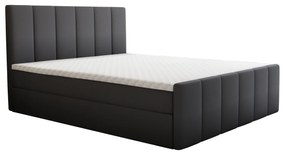 Kondela Boxspringová postel, 140x200, šedá, STAR