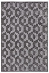 Antracitový koberec 200x285 cm Iconic Hexa – Hanse Home