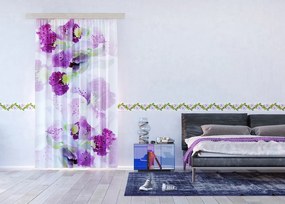 Samolepící bordura na zeď Květy | 5 m x 13.8 cm | DWB8229