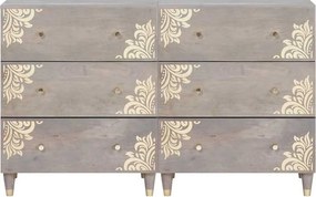 Servírovací skříň 2 ks 60 x 33 x 75 cm Masivní mangové dřevo 3310151
