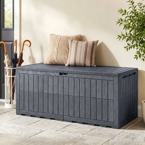 Costway Úložný box odolný proti povětrnostním vlivům 680 L venkovní úložný box