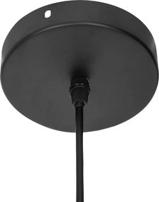 Visící lampa nad jídelní stůl BELLAMY, jutové stínítko, Ø 58 cm