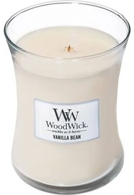 Střední vonná svíčka Woodwick, Vanilla Bean