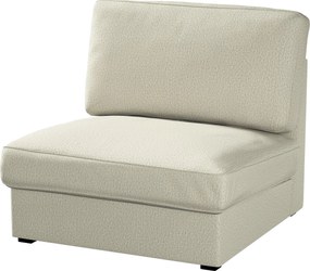 Potah na neskládací křeslo IKEA Kivik barva béžová látka pletený vzor