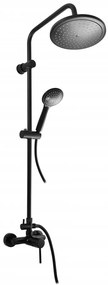 Arttec Vodovodní baterie sprchová SEINA s hlavovou a ruční sprchou černá matná, Barva: černá matná, Rozměr: 150 mm SE982.5/3CMAT