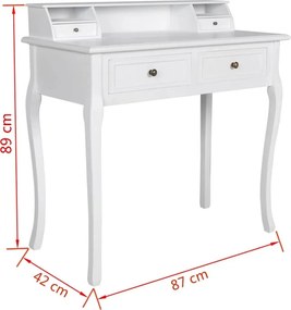 vidaXL Moderní toaletní kosmetický stolek [60635]