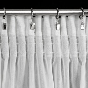ZÁCLONA NA PÁSCE ELENA 300X150 CM BÍLÁ
