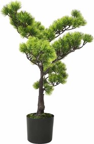 Umělá bonsaj borovice s květináčem 60 cm zelená 336316