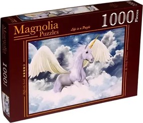MAGNOLIA Puzzle Pegas na obloze / 1000 dílků / 68 x 48 cm