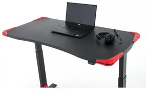 Výškově nastavitelný stůl OfficeTech Game, 120 x 60 cm