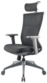 Yenkee | Yenkee - Kancelářská židle černá/šedá | FT0606