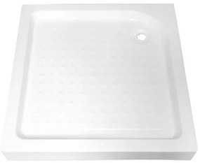 BPS-koupelny Čtvercová akrylátová sprchová vanička HYD-SSV-SXL05A 70x70 bílá
