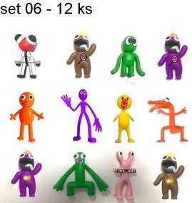 Roblox Rainbow Friends set 6, 8 nebo 12 figurek Set: set 06 - 12 ks