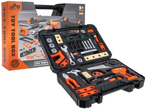 RKToys Dětské nářadí se sadou 34 dílů v kufříku