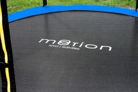 JU Trampolína 8 FT s žebříkem a vnitřní sítí, modrá