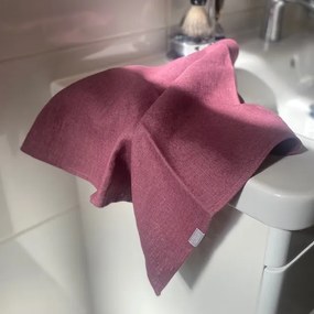 Lněný ručník / osuška - Šeříková (Lilac) Rozměr mix: 95x150 cm