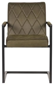 LABEL51 jídelní židle DENMARK zelená Color: Army green UK-30.247