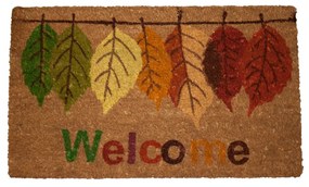Home Elements Rohožka, Welcome, podzimní listí, 43x73 cm