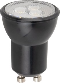 TK Lighting Černá LED bodová žárovka 3W GU10 MR11 230V TK18197