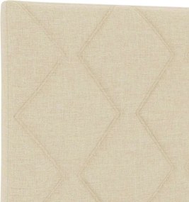 Čelo postele Krémová 90 cm textil 3337891