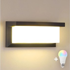 BRILAGI -LED RGBW Venkovní nástěnné svítidlo BRICKY 1xE27/12W/230V antracit IP54