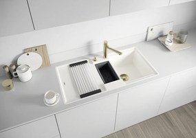 Blanco Adira 6 S, silgranitový dřez 1000x500x200 mm, 1,5-komorový, šedá vulkán, BLA-527604