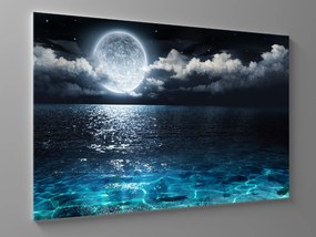 Liox Obraz úplněk nad mořem Rozměr: 150 x 100 cm