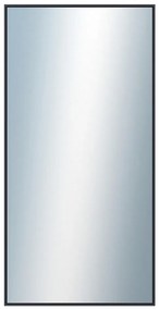 DANTIK - Zarámované zrcadlo - rozměr s rámem cca 50x100 cm z lišty Hliník černá | P02-021 (7002021)