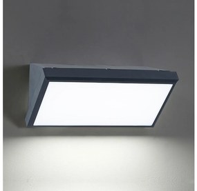 Brilagi - Venkovní nástěnné svítidlo TRIANGLE 1xE27/60W/230V antracit IP65