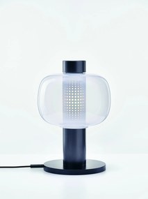 Designová lampa Brokis Bonbori Small PC1164 Povrch Montury: měděná metalická, Barva skla: Hnědá kouřová - transparentní sklo, Povrchová úprava skla: CASAMBI CBU-TED