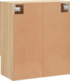 vidaXL Nástěnná skříňka 60 x 31 x 70 cm kompozitní dřevo [829919] Barva: hnědý dub