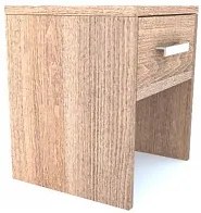 Dřevěný noční stolek z masivu COMODINO - Provedení masiv Buk nebo za příplatek Dub