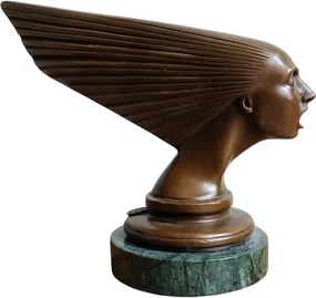 Bronzová soška Victoire Duch větru ve stylu Art Deco – Spirit of the Wind