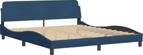 Rám postele bez matrace Hanko modrý 180 x 200 cm textil 3310411