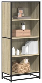 Knihovna dub sonoma 60 x 35 x 139 cm kompozitní dřevo 3300841