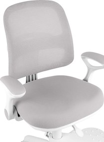 Dětská rostoucí židle Neoseat JUNI 020 — látka, pratelný potah, šedá