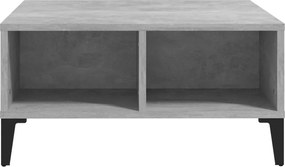 vidaXL Konferenční stolek 60 x 60 x 30 cm dřevotříska [805990] Barva: Betonová šedá