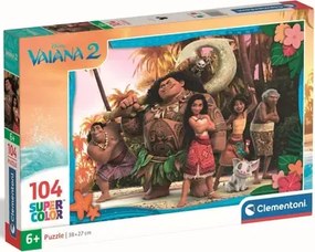 Clementoni PUZZLE Odvážná Vaiana 2 / 104 dílků / od 6 let