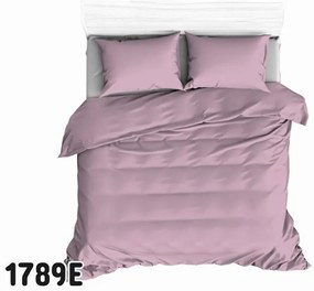 KARO Bavlněné povlečení 160x200 1789E růžové tmavé 76 jednobarevné