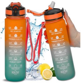 Camerazar TRESSARI Sportovní láhev 1000ml BPA Free z odolného Tritanu - Ideální láhev na vodu pro aktivní životní styl
