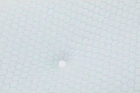 Powerton ERGO LUNIA bílo-světle modrá / Ergonomický polštář / PU pěna