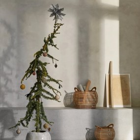 Závěsné vánoční ozdoby v sadě 4 ks Broste CHRISTMAS MIX - přírodní