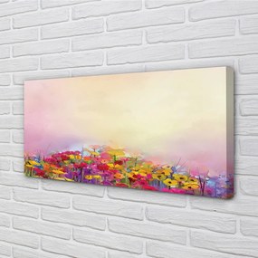 Obrazy na plátně Obrázek květiny nebe 100x50 cm