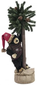 Vánoční medvěd se stromkem, 105 cm