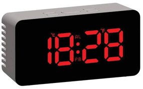JVD Digitální budík do sítě s červenými LED svítícími čísly JVD SB3658.7
