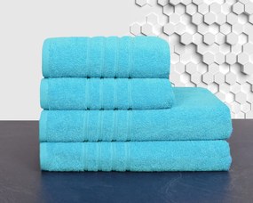 Forbyt froté ručník FINER, wellness, tyrkysový, 50x95cm