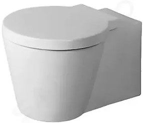 DURAVIT - Starck 1 Závěsné WC, WonderGliss, bílá (02100900641)