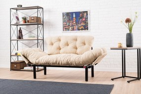 Atelier del Sofa 2-místná pohovka Nitta - Cream, Krémová